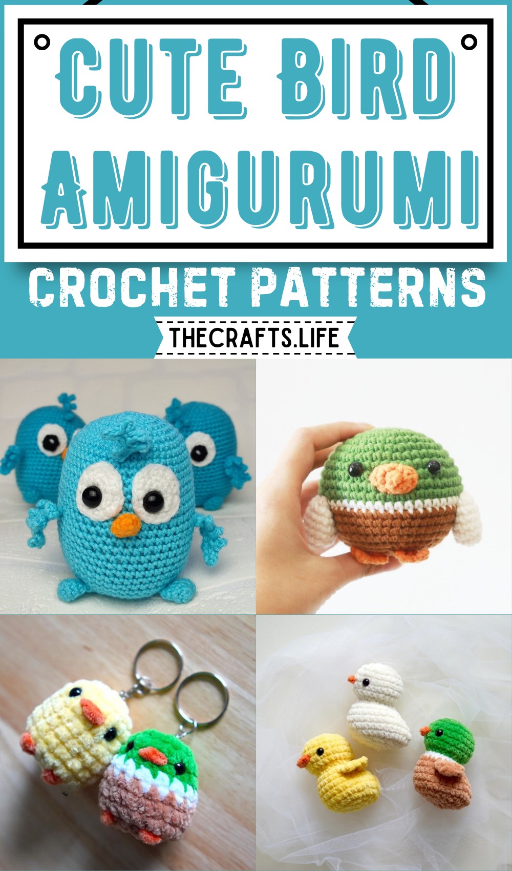 5 Cute Crochet Bird Amigurumi Patterns Free - The Crafts