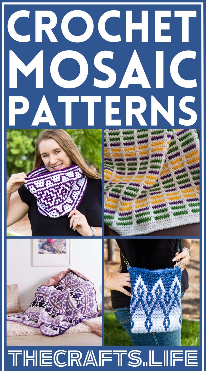 15 Free Crochet Mosaic Patterns In Different Colors - The Crafts