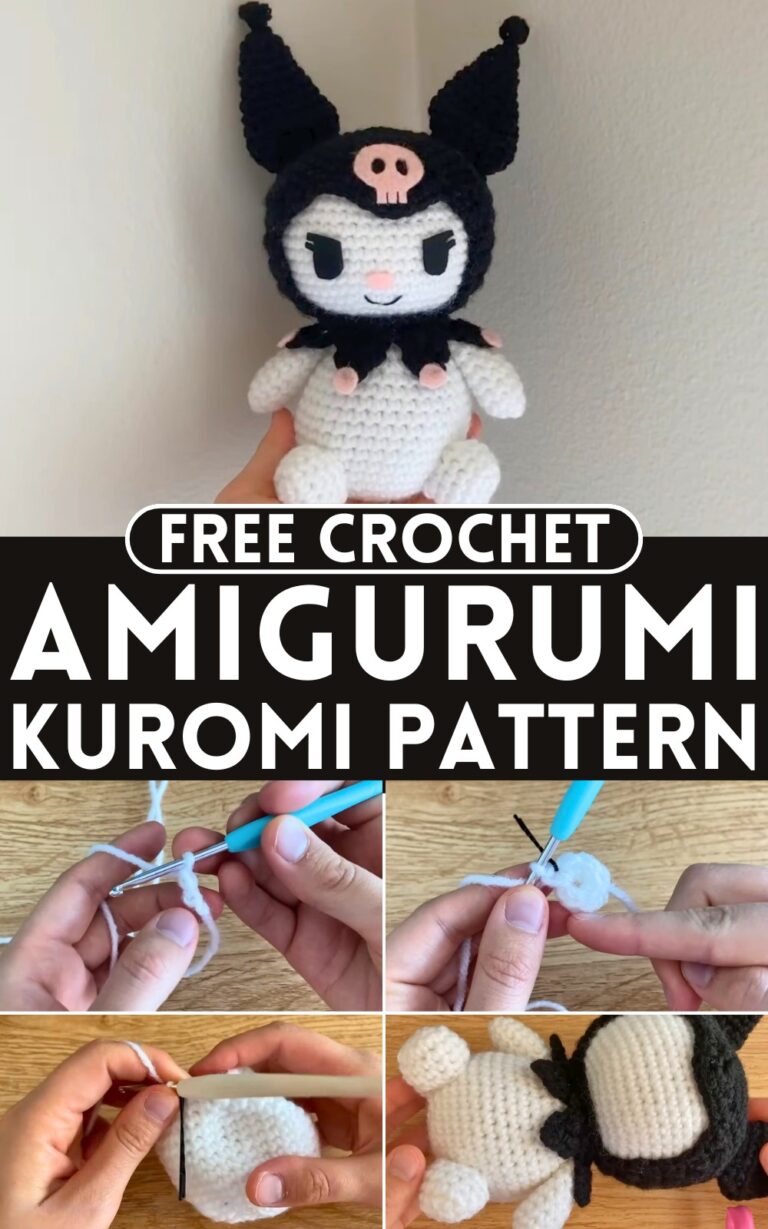 Crochet Amigurumi Kuromi Pattern For Sanrio Fans - The Crafts