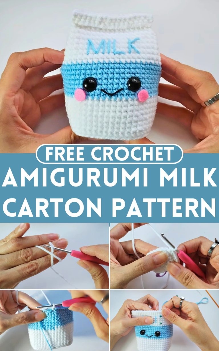 Crochet Milk Carton Amigurumi Pattern - The Crafts
