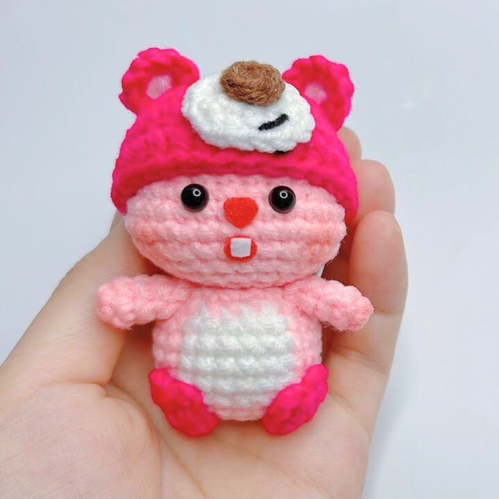 Easy Crochet Loopy With Lotso Bear Hat Pattern - The Crafts