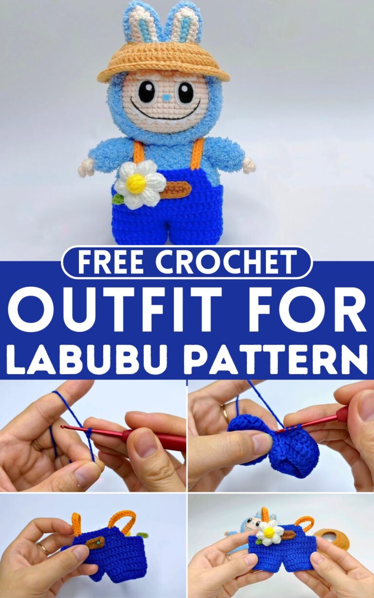 Crochet Outfit For Labubu Amigurumi Pattern - The Crafts